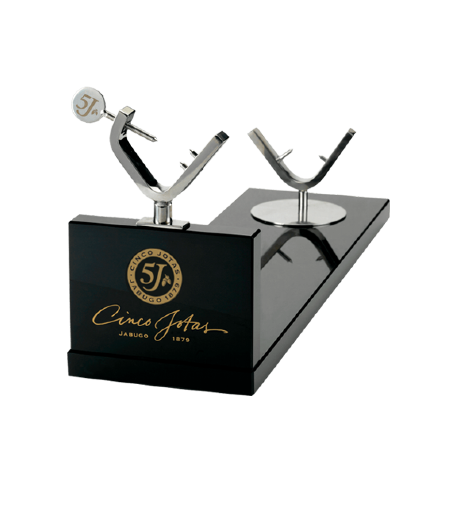 A unique ham stand designed for premium products